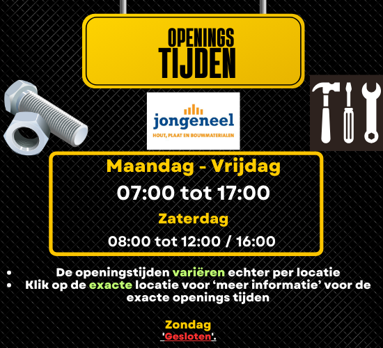 Alle Jongeneel vestigingen in de buurt - Bouwmarkten.site